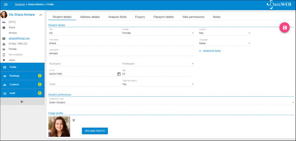 Students - Class Systems
